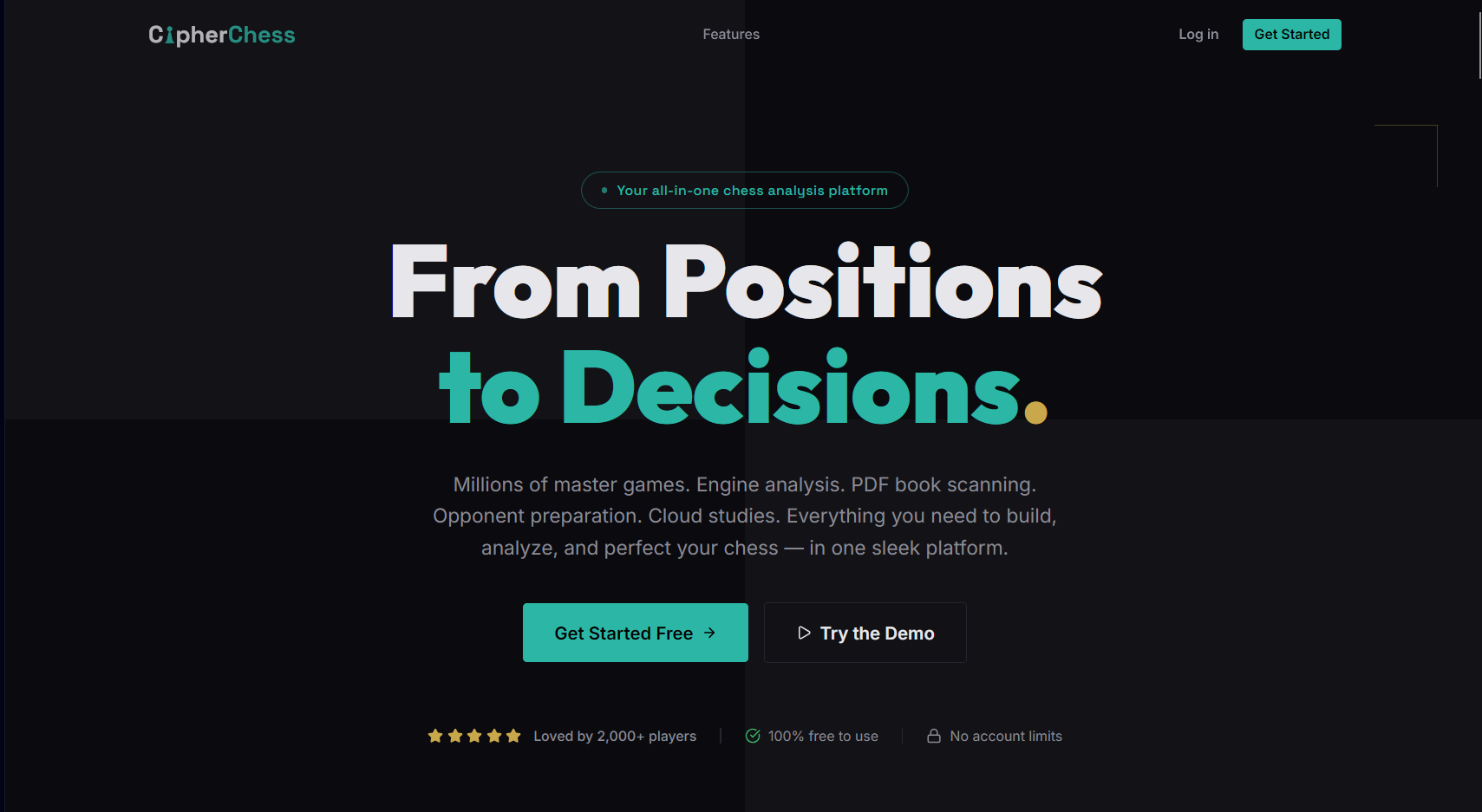 CipherChess — The All-in-One Chess Analysis Platform